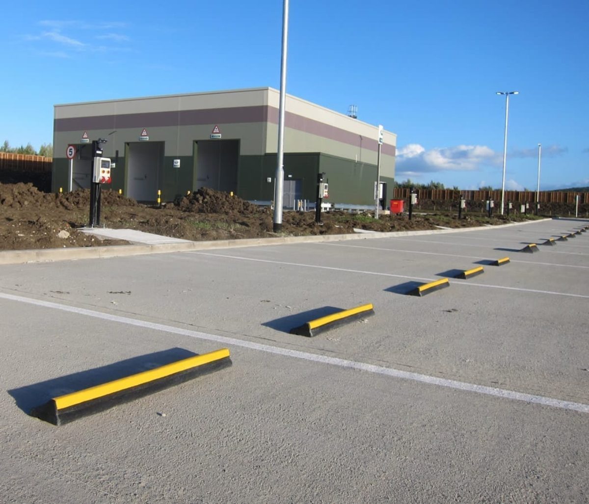 Wheel Stops For Parking Lots